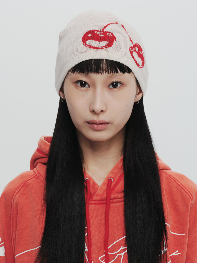 Cherry knit beanie – PLATEAU STUDIO