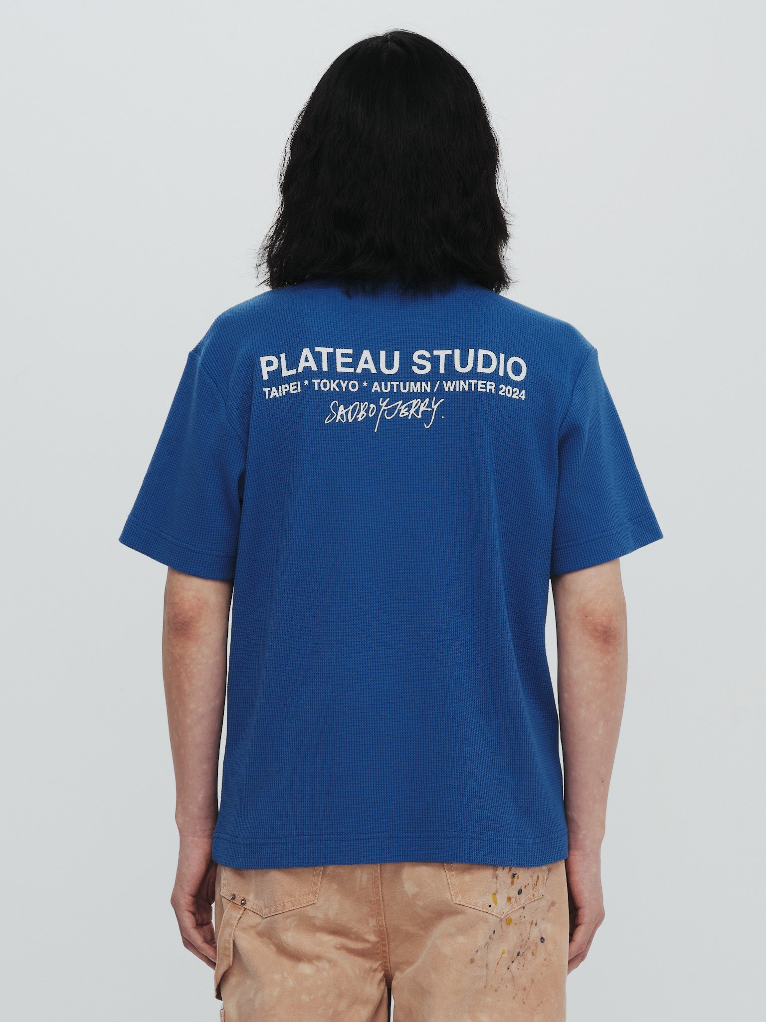2024 Logo waffle tee – PLATEAU STUDIO