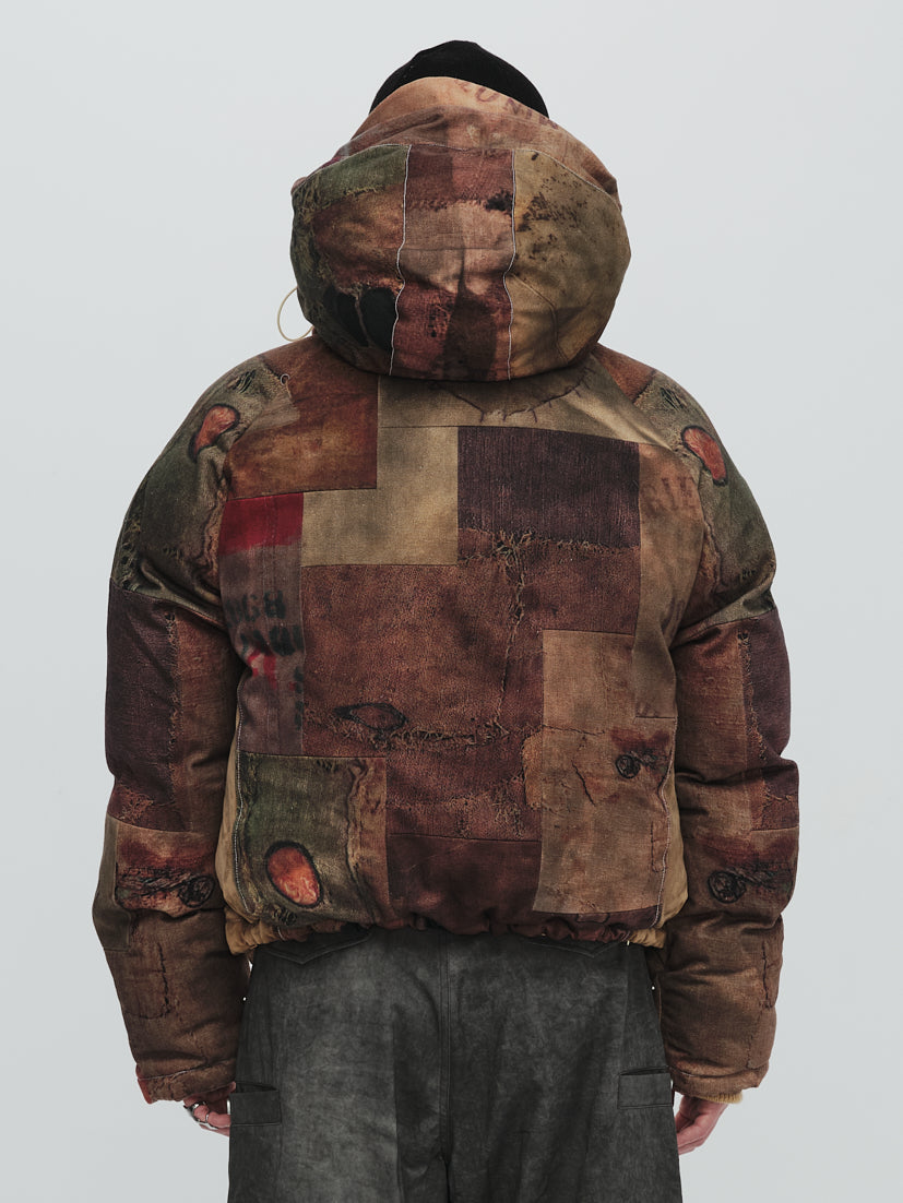 Digital print puffer – PLATEAU STUDIO