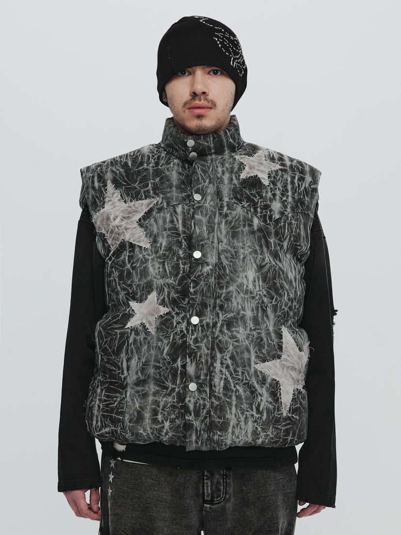 Hand stitch puffer vest – PLATEAU STUDIO