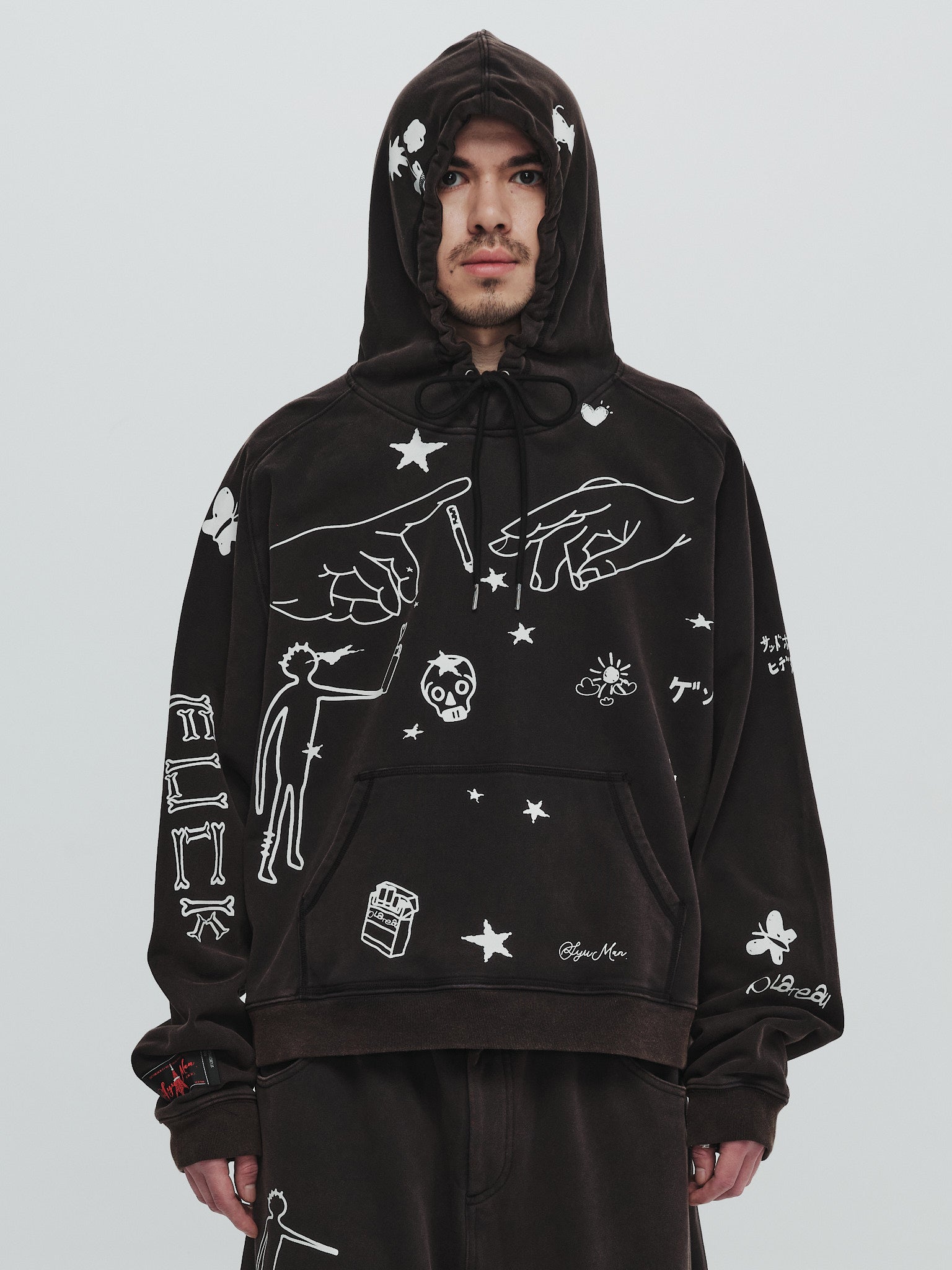 x SYU. Man illustrator hoodie – PLATEAU STUDIO