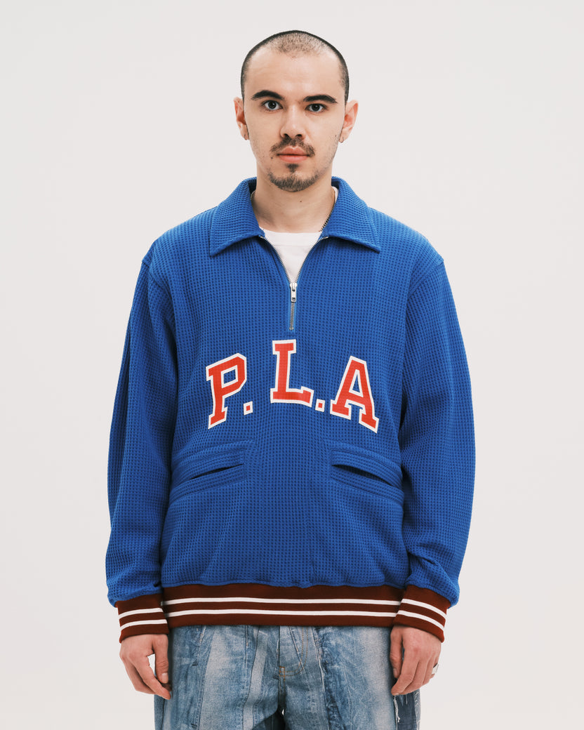 Waffle half zip-up – PLATEAU STUDIO