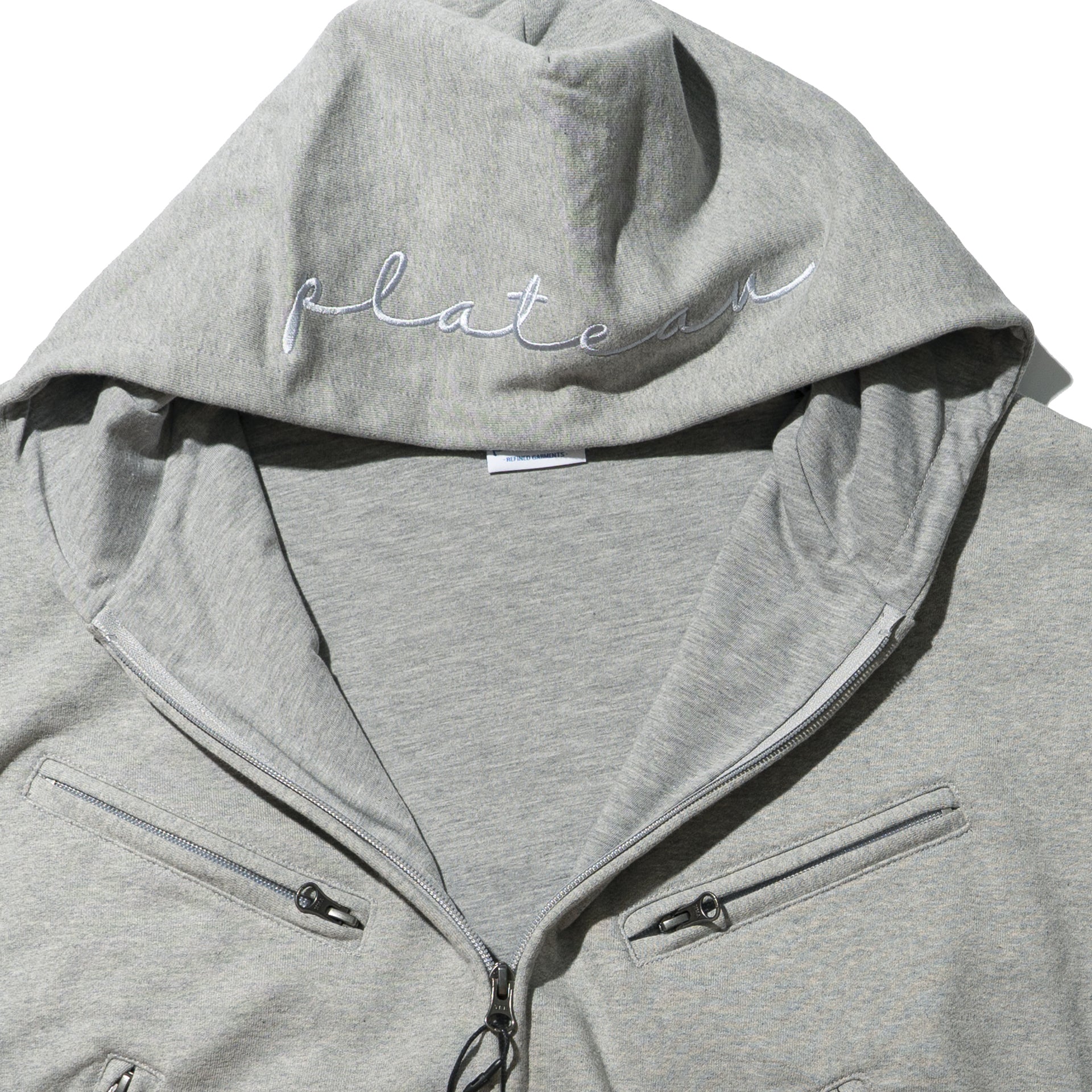 overweight handwriting zip-up – PLATEAU STUDIO