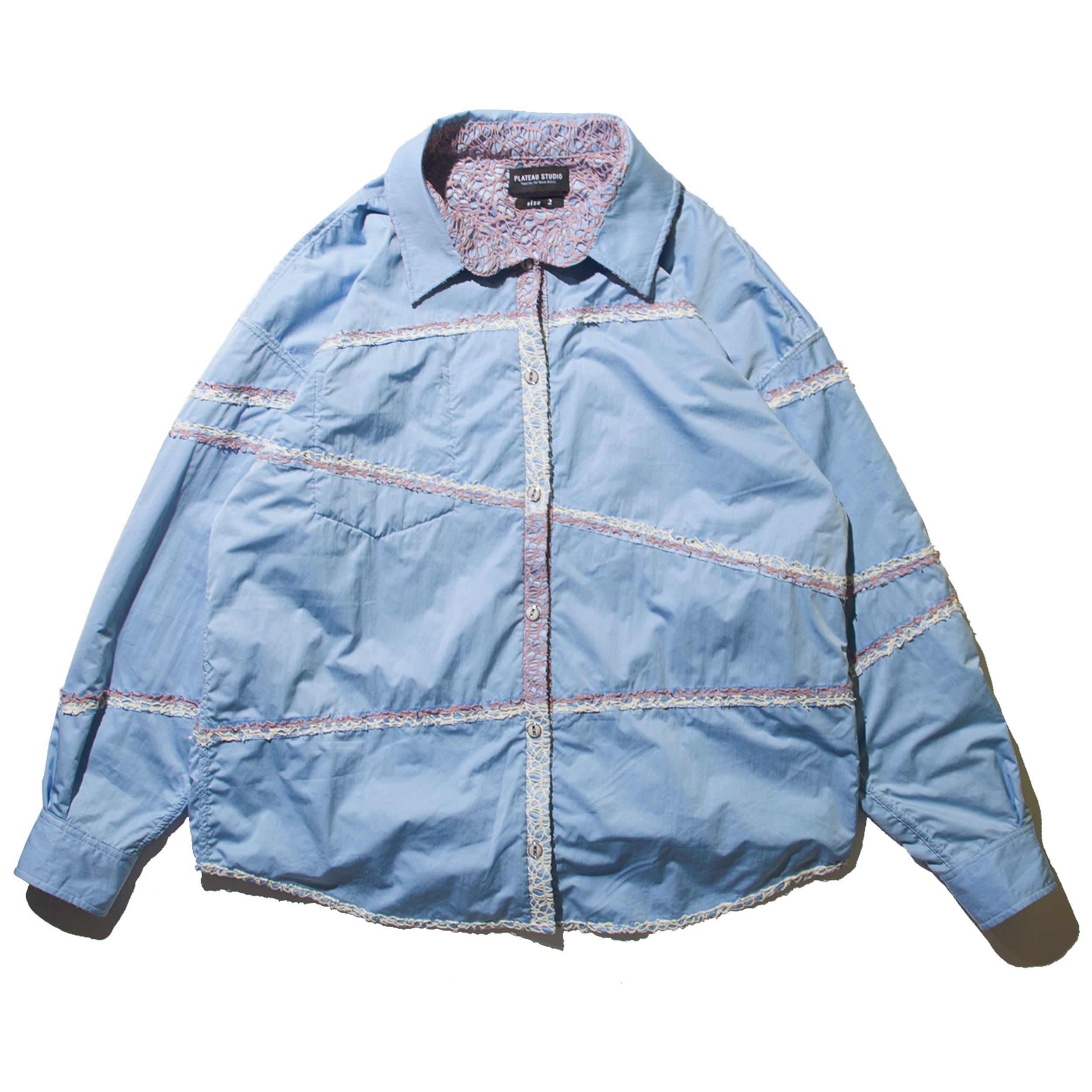 cobweb spliced shirt – PLATEAU STUDIO